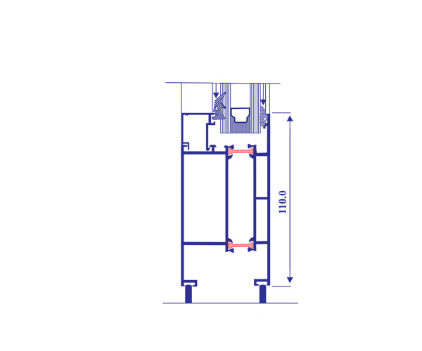 Double Leaf Hinged Door With Fixed Open In Archives - Al Musbah Aluminium